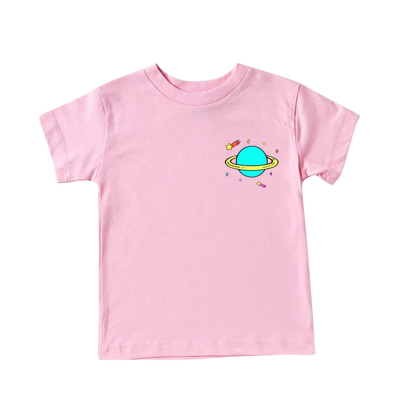 Generic Kids Summer T Shirt Short Sleeve Crewneck Cotton Tee Shirts ...