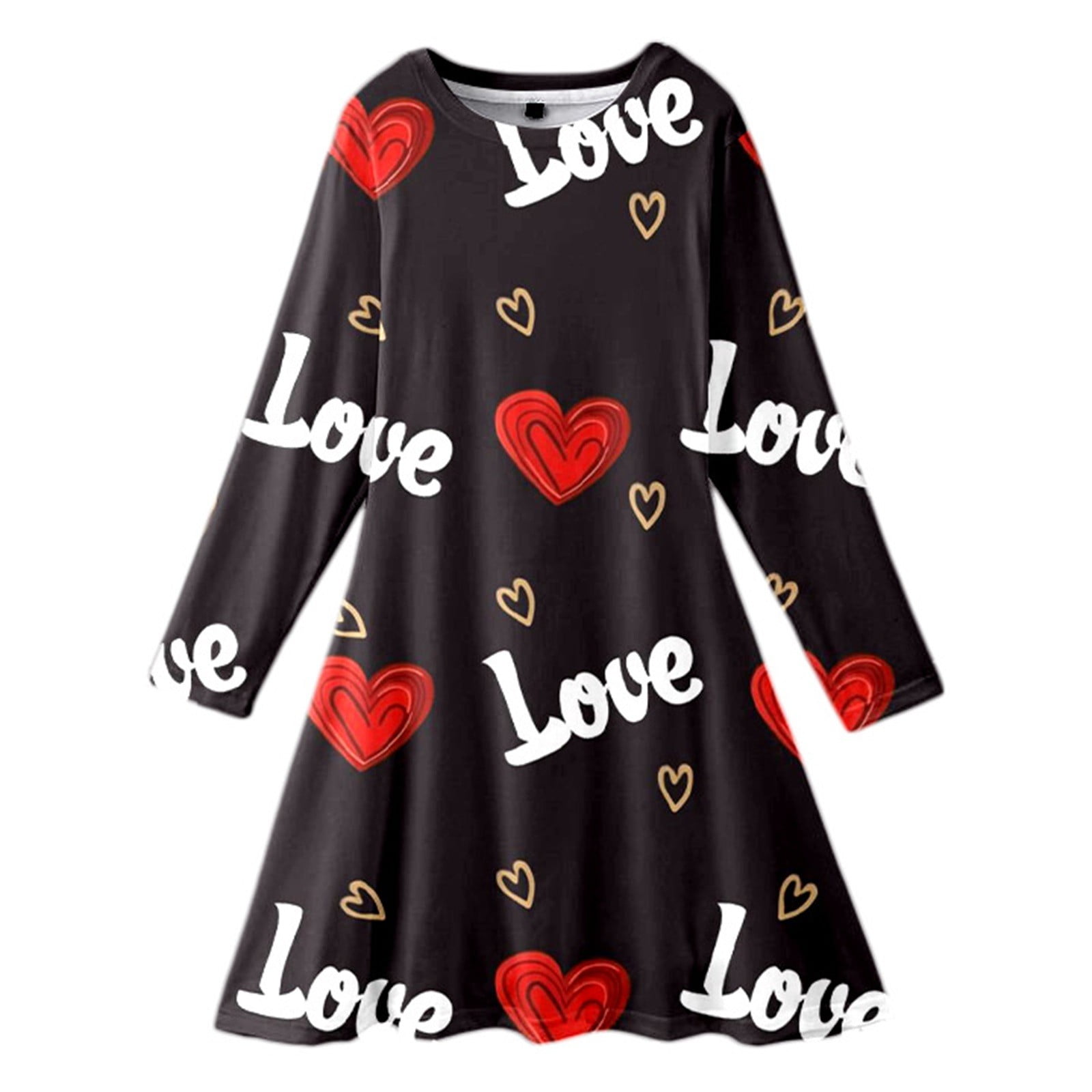 Generic Kids Valentine Outfits Toddler Baby Girl Valentine's Day Outfit ...