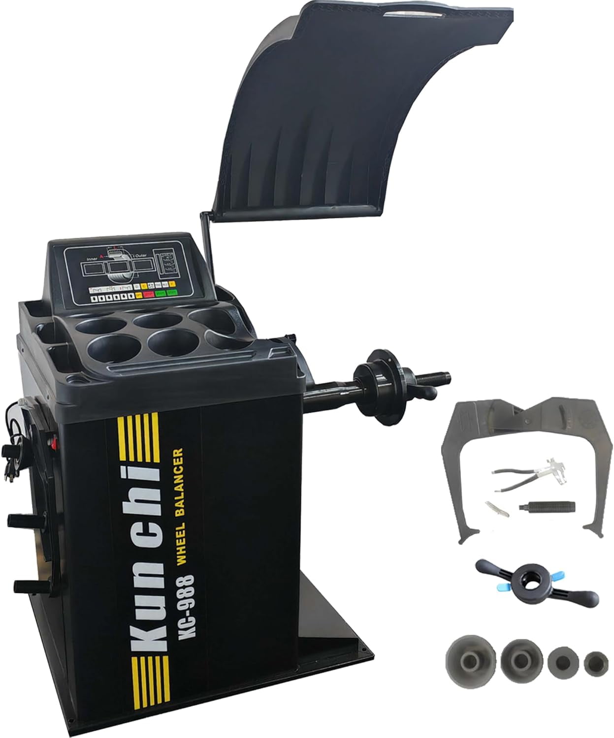 Generic KunChi 10""-24"" Automatic Laser Wheel Balancers Wheel ...