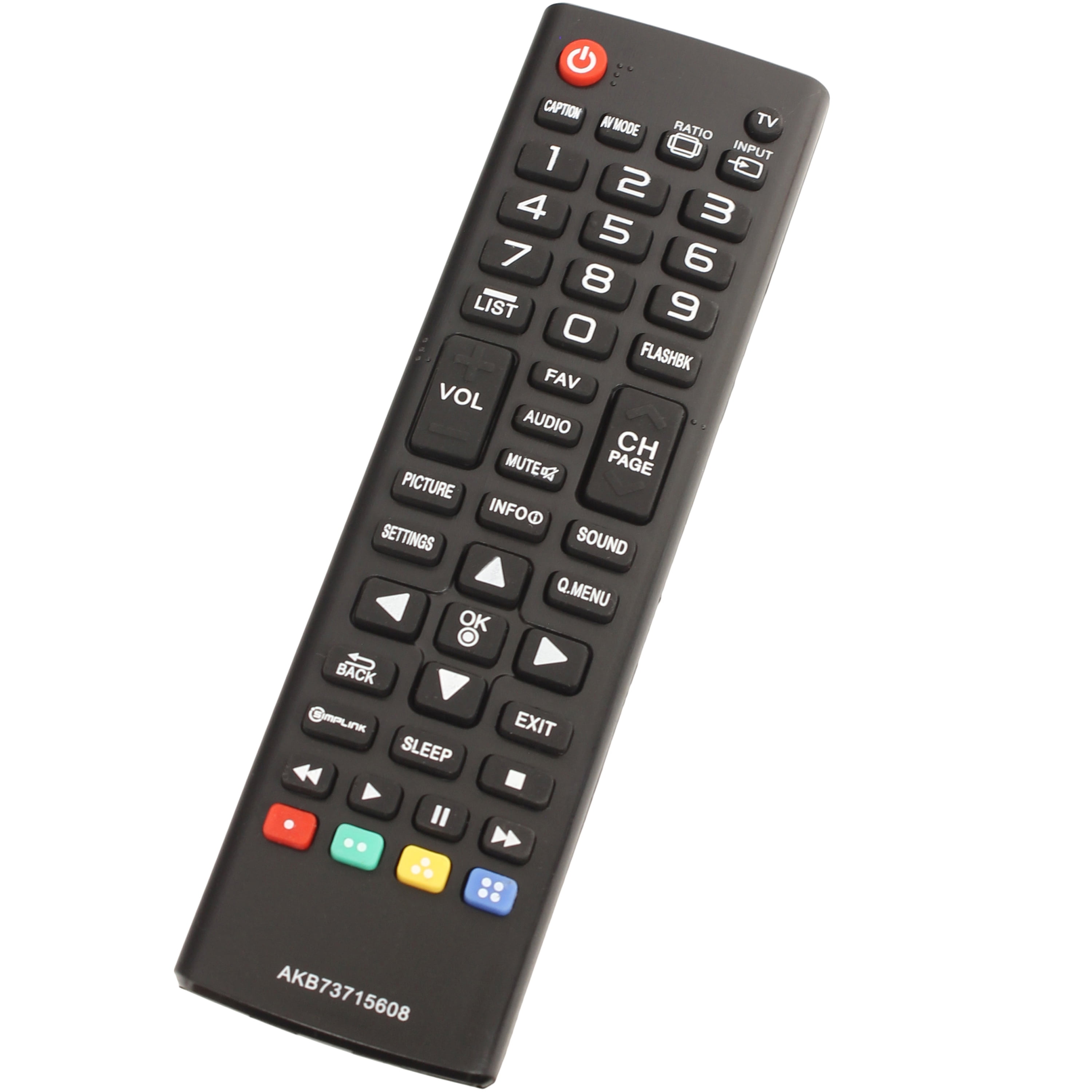 Generic LG AKB73715608 TV remote Control by Mimotron 60PN5700-UA ...