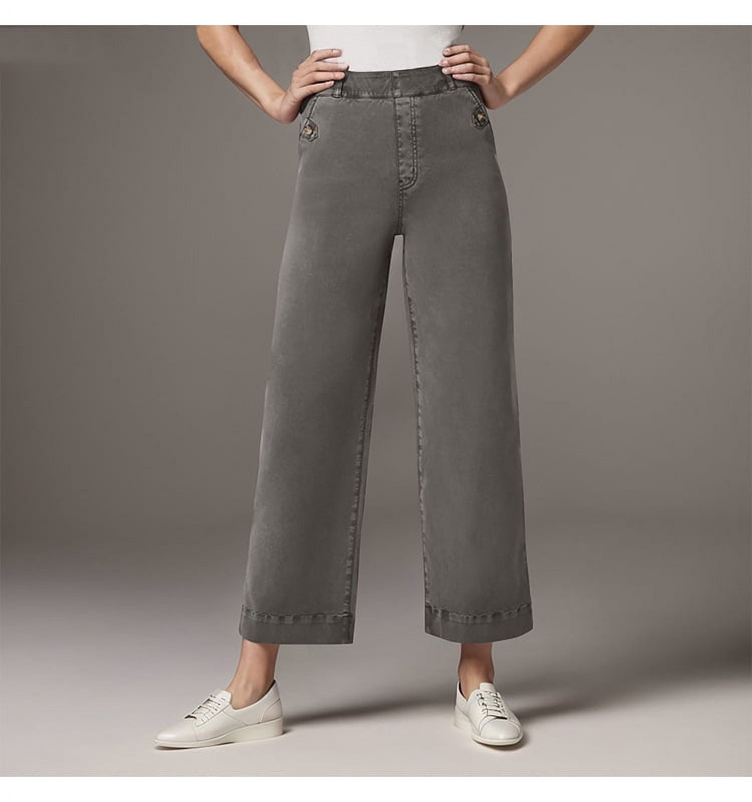 Generic Loose Straight Wide Leg Cropped Jeans - Walmart.com