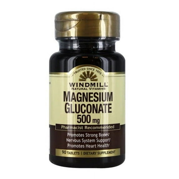 MAGNESIUM Magnesium 500 Mg Gluconate Dietary Supplement Tablets, 90 Ea ...