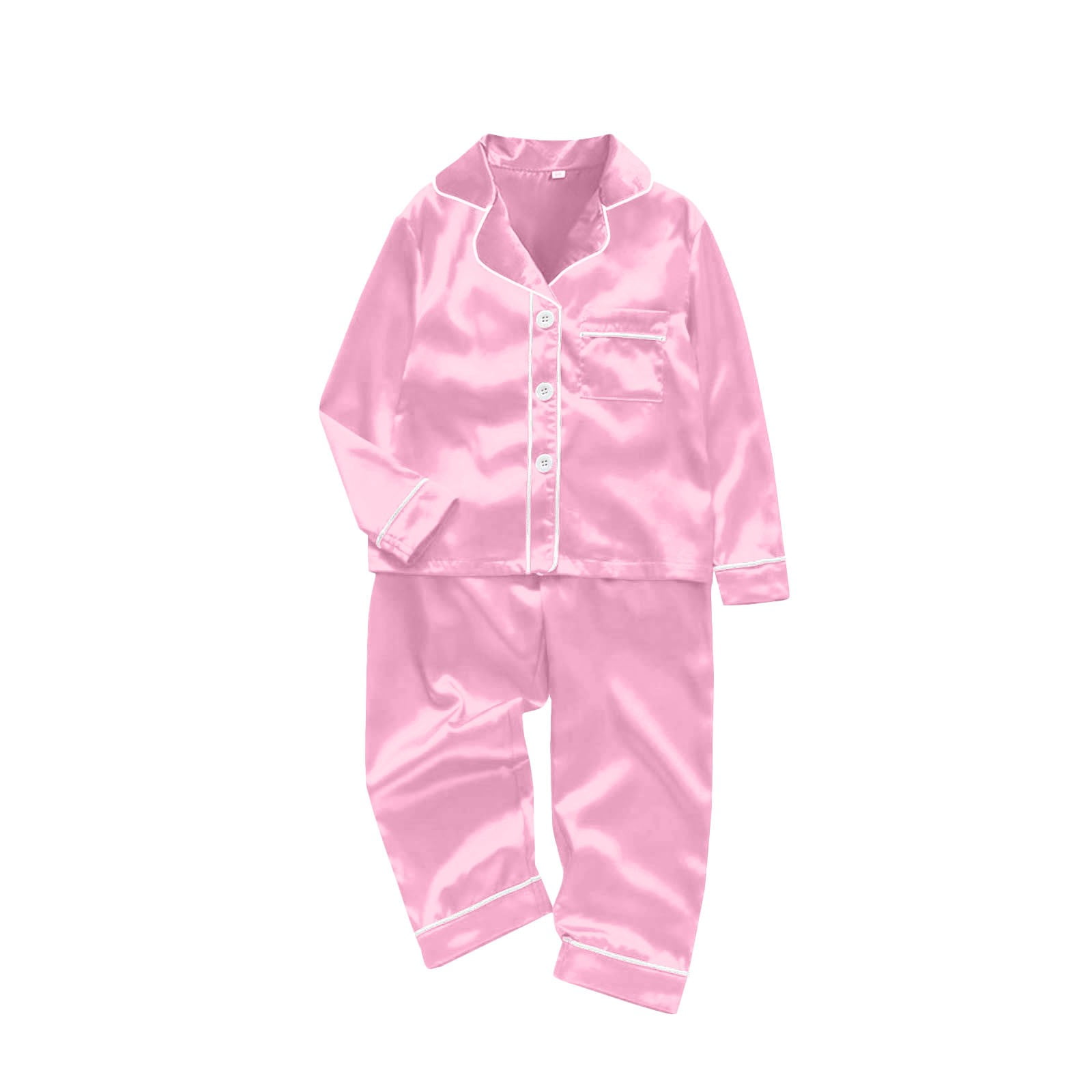 Generic Matching Family Outfits Dad's Christms Pajamas for Family Silk ...