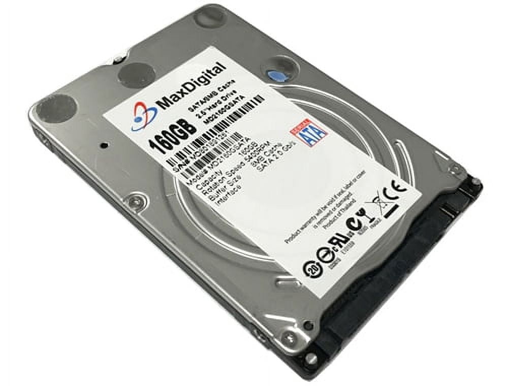 Generic (MaxDigital) 160GB 8MB Cache 5400RPM SATA 3.0Gb/s 2.5inch ...