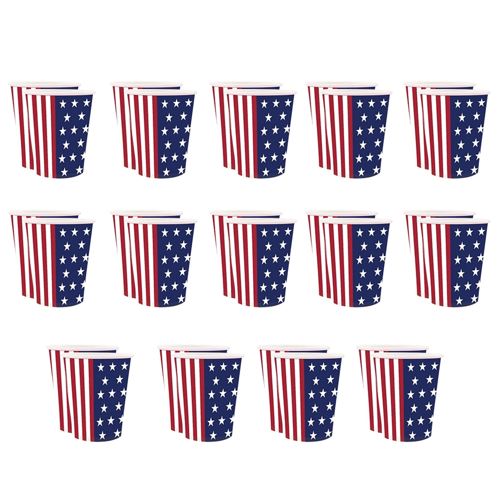 Generic Memorial Day Decorations 12oz Patriotic Cups Plastic 4th of ...