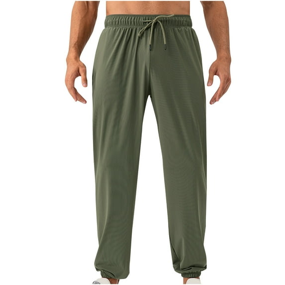 Generic Men's Baggy Jogger Pants Casual Comfy Elastic Waist Sweatpants ...