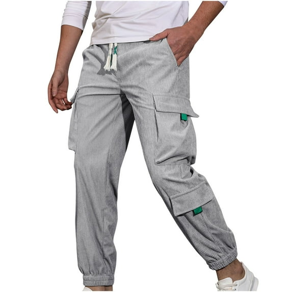 Generic Men's Baggy Sweatpants Casual Outdoor Hiking Cargo Pants ...