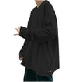 Generic Men's Oversized Pullover Sweatshirt Casual Crewneck Button ...