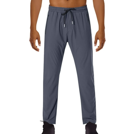 Generic Men's Stretch Casual Pants Workout Running Athletic Touch ...