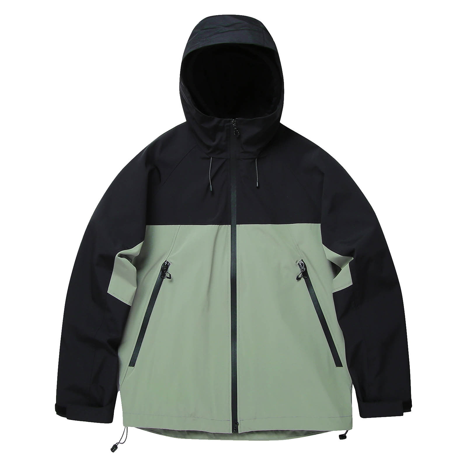 Generic Men's Waterproof Hooded Rain Jacket Lightweight Zipper ...