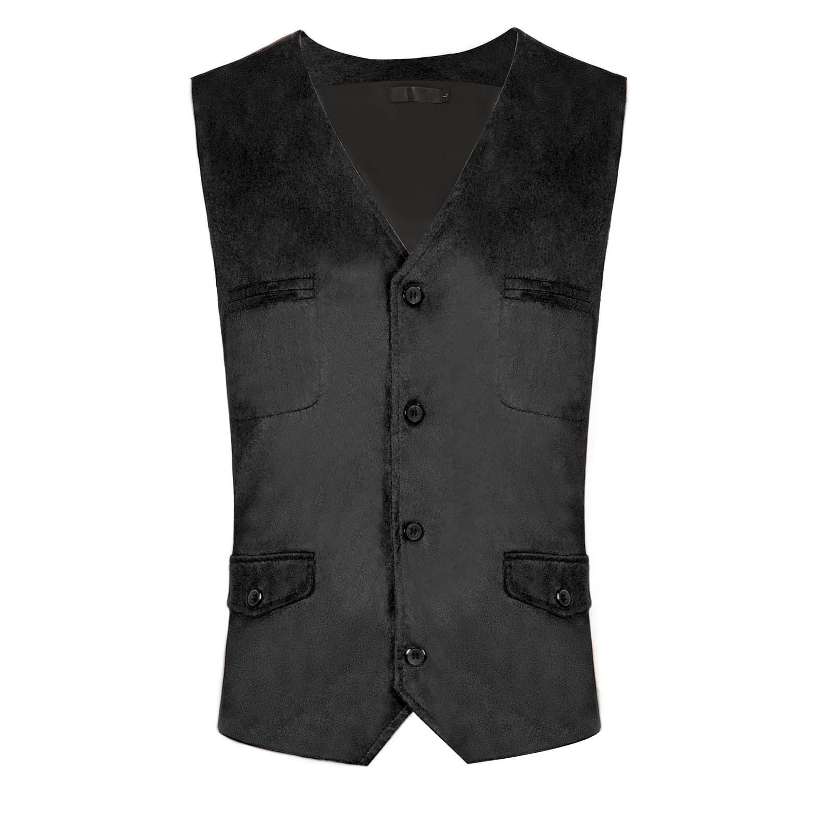 Generic Mens Medieval Suit Vests Single Breasted Steampunk Gothic ...