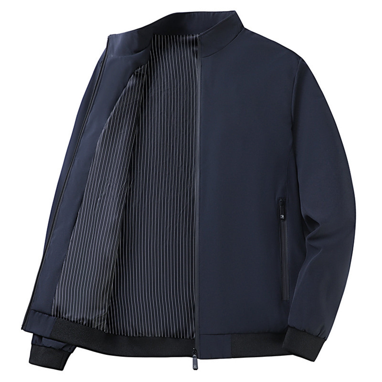 Generic Mens Spring Autumn Jacket Casual Jacket Lightweight Workwear ...