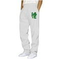 Generic Mens Straight Leg Sweatpants Lucky Irish Shamrock Dog Paw ...