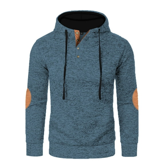 Generic Mens Zip Up Hoodie Full Zipper Casual Stylish Solid Color Big ...