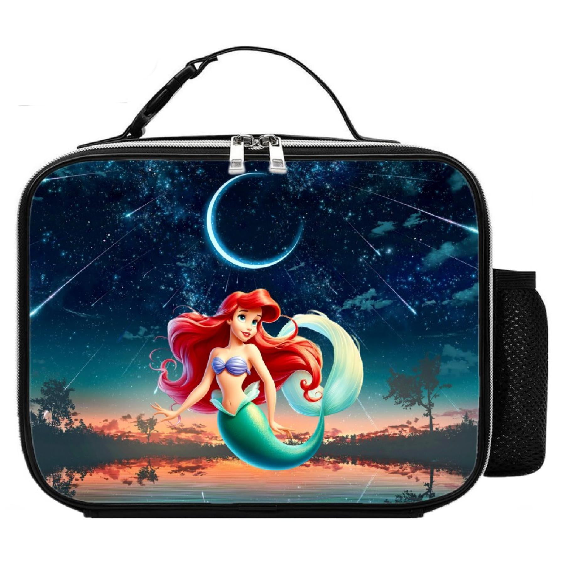 Generic Mermaid School Leather Insulated Lunch Hand Bag Cooler Thermal ...