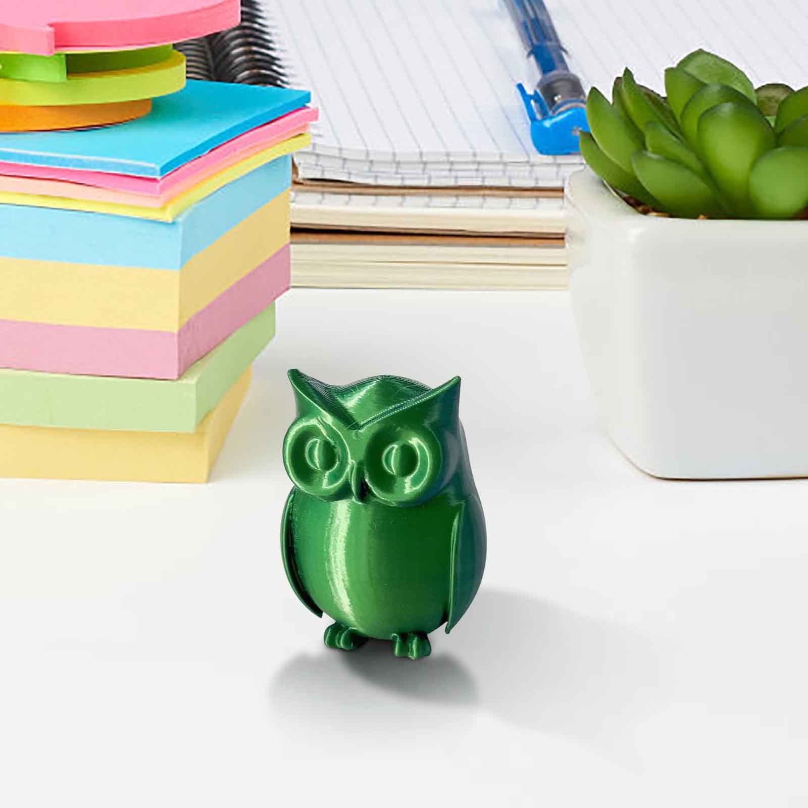 Generic Miniature Owl Decorative Figurines, 3D Printed Mini Owls for ...