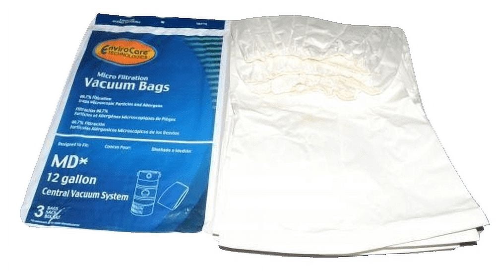 Generic Modern day Paper Bags Central Vac 3pk,12 Gallon With Elastic ...