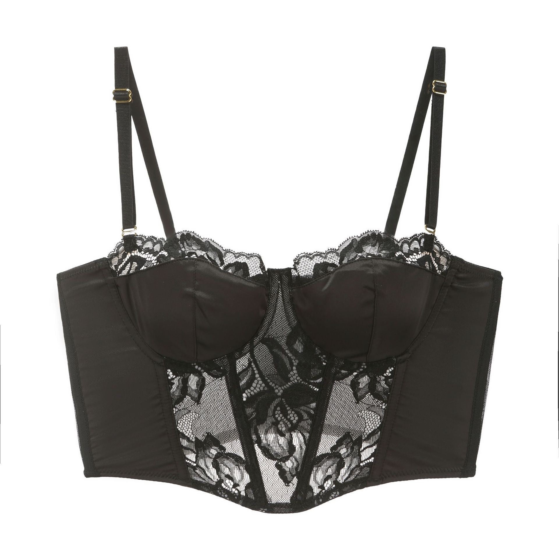 Generic New Fishbone French Glossy Lace Sexy Bra Vest Underwear Soft ...