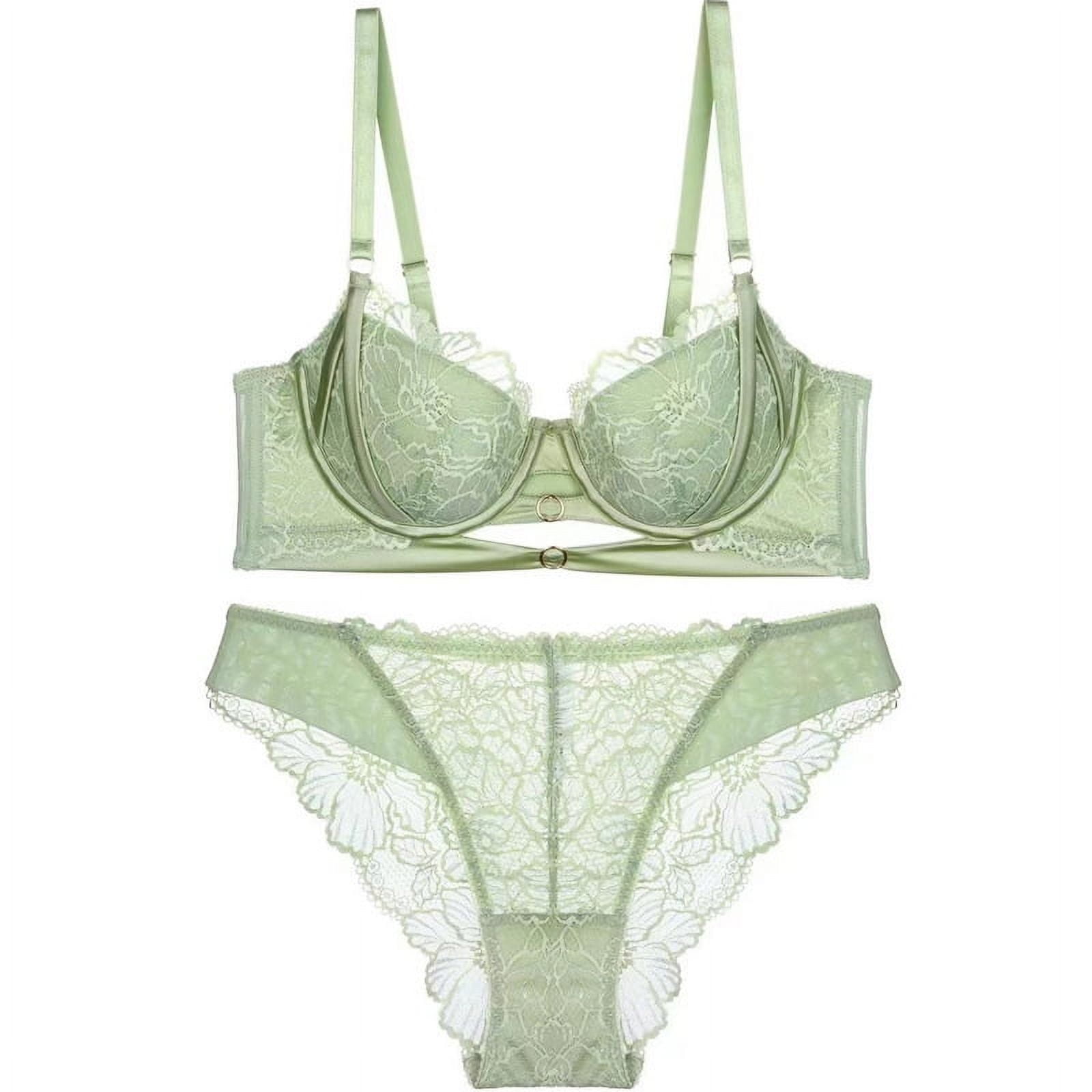 Generic New French Bra Lace Underwear Sexy Cutout Thin Mold Cup Big ...