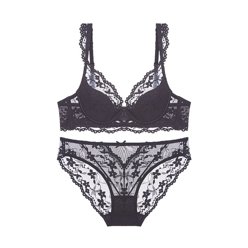 Generic New French Lace Underwear Sexy Suit Push up and Anti-Sagging ...