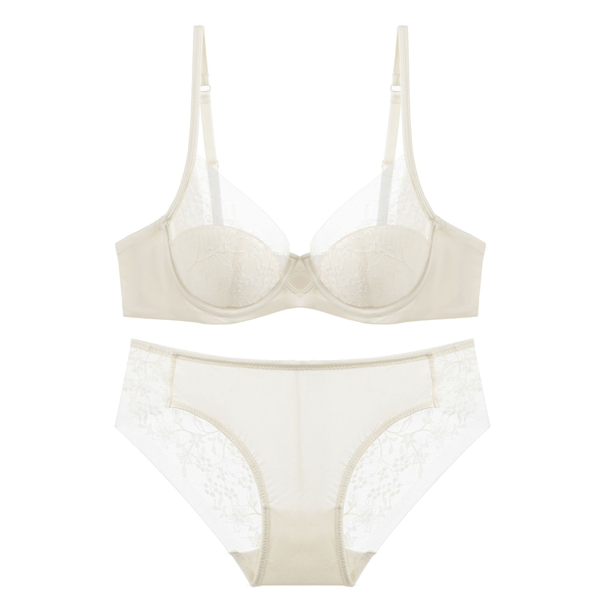 Generic New French Underwear Glossy Lace Edge Sexy Bra Popular Big ...