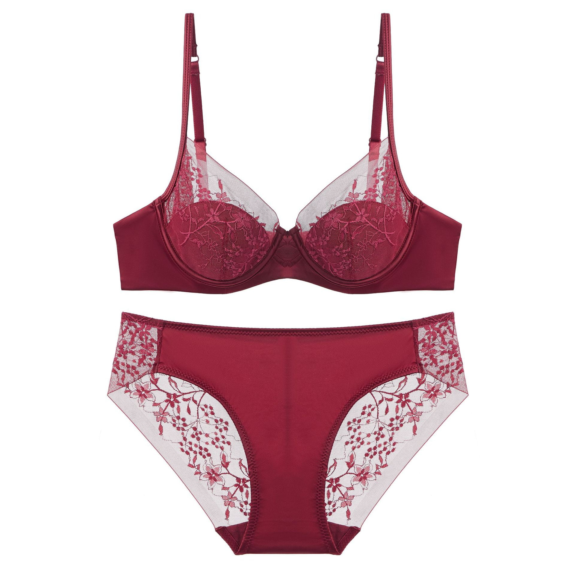 Generic New French Underwear Glossy Lace Edge Sexy Bra Popular Big ...