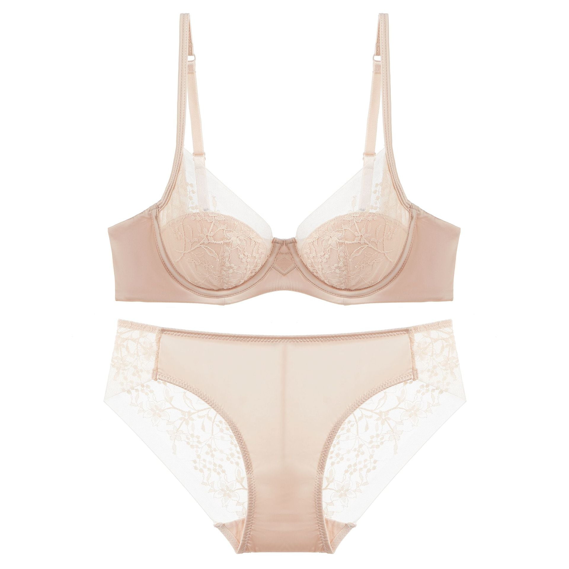 Generic New French Underwear Glossy Lace Edge Sexy Bra Popular Big ...