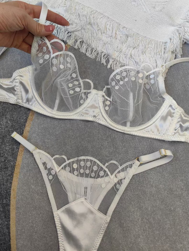 Generic New French Underwear Sexy Ultra Slim See-through Embroidery ...