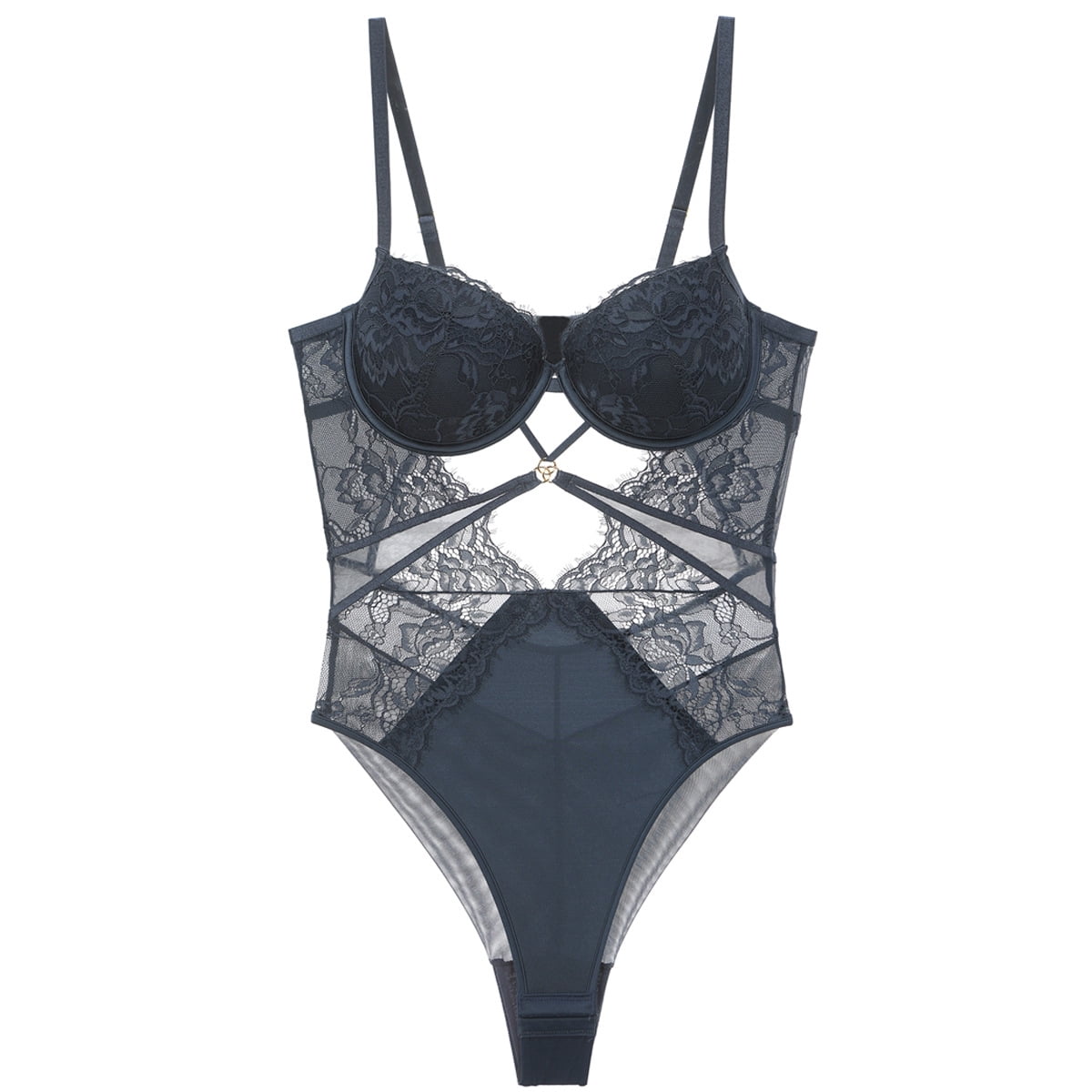 Generic New Lace Jumpsuit with Steel Ring Tall and Straight Push-up ...