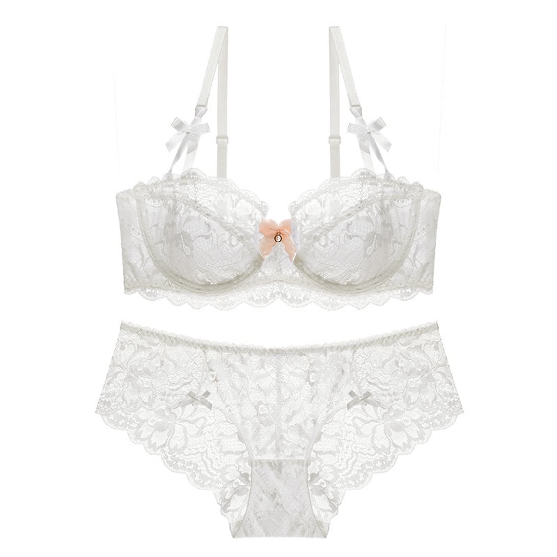 Generic New Lace Thin Padded Cup Sexy Women's Underwear Half Cup ...