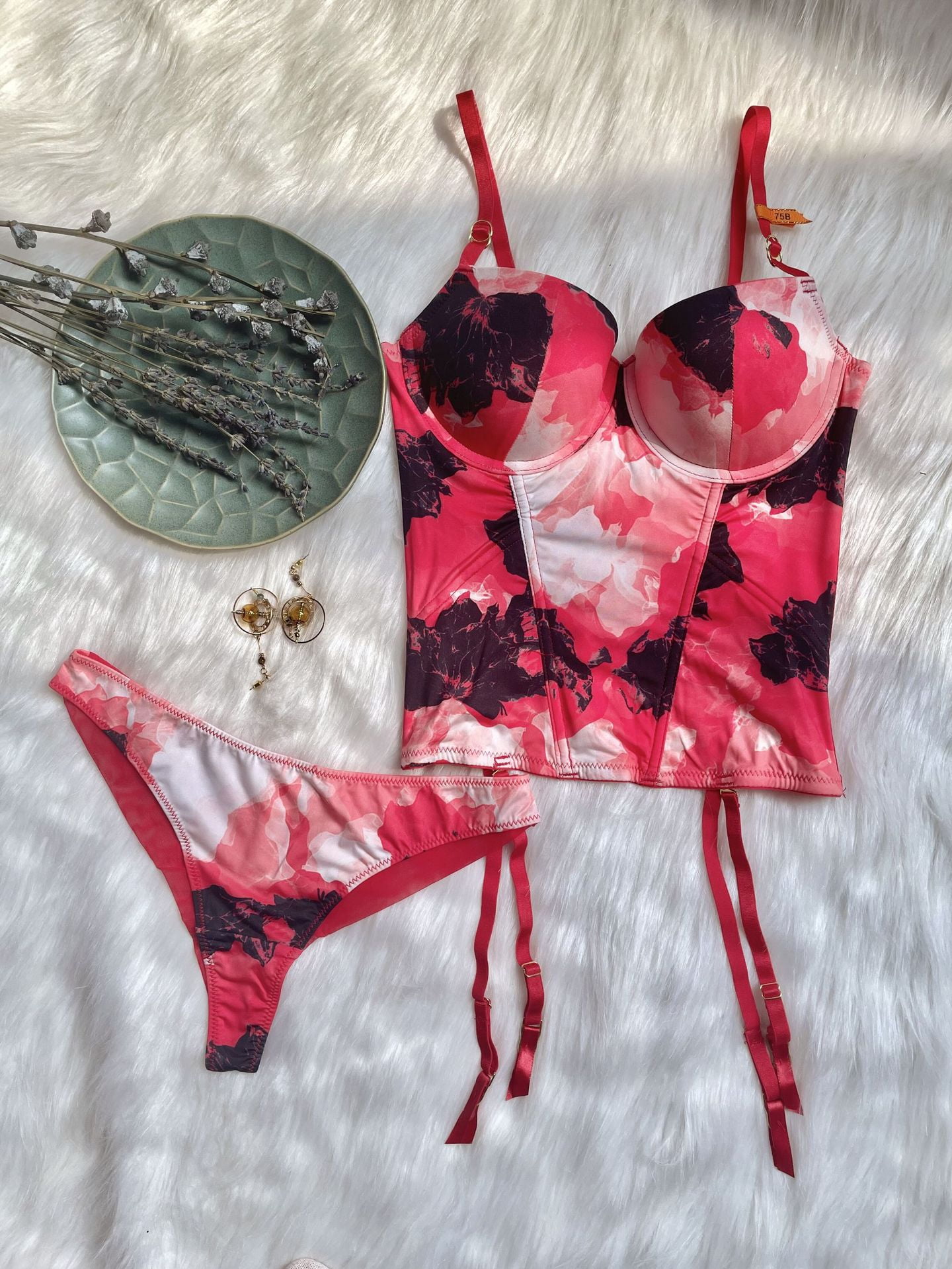 Generic New Pattern Print Smooth Bra Samouflage Style Sexy Lace One ...