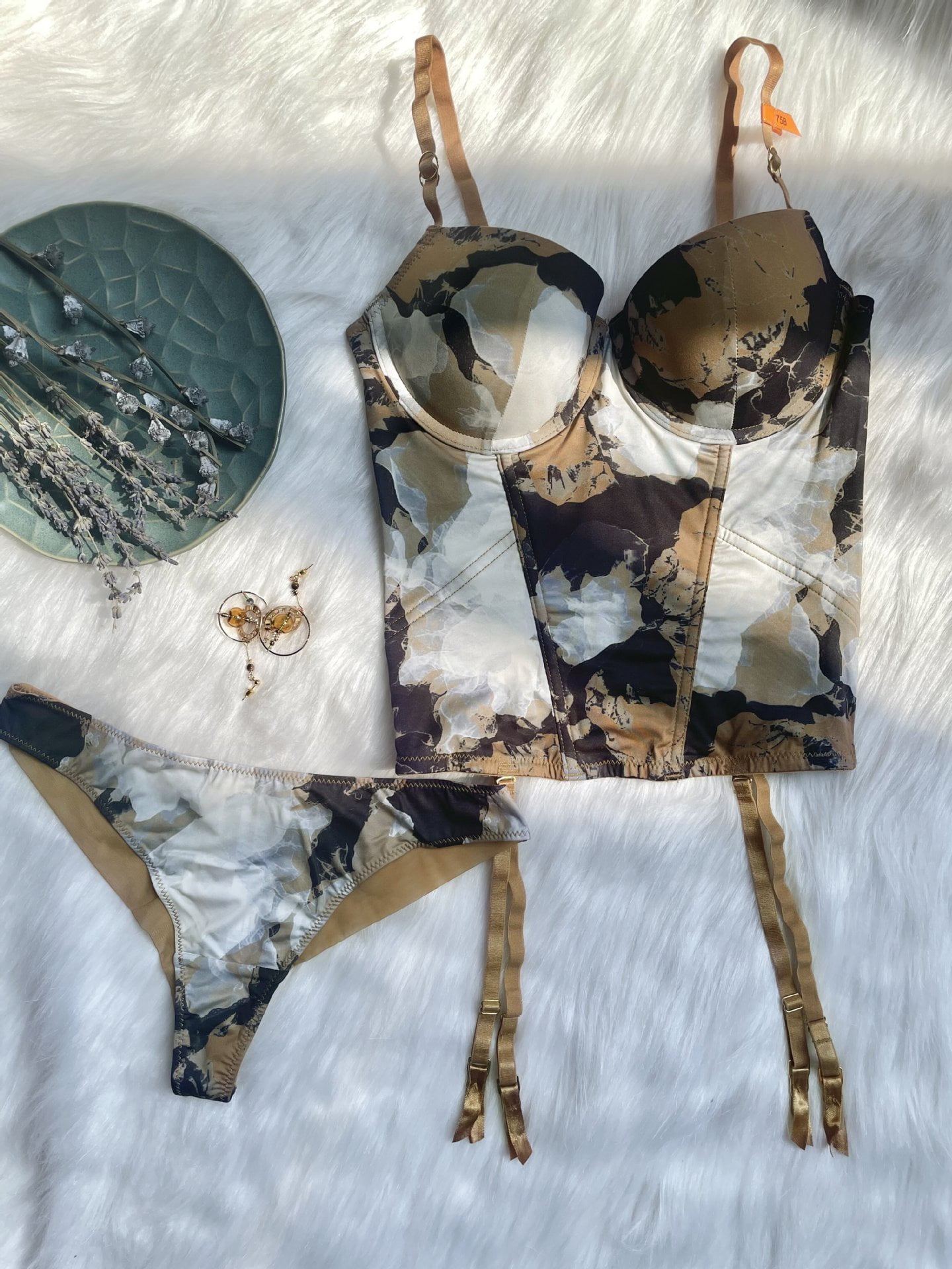 Generic New Pattern Print Smooth Bra Samouflage Style Sexy Lace One ...