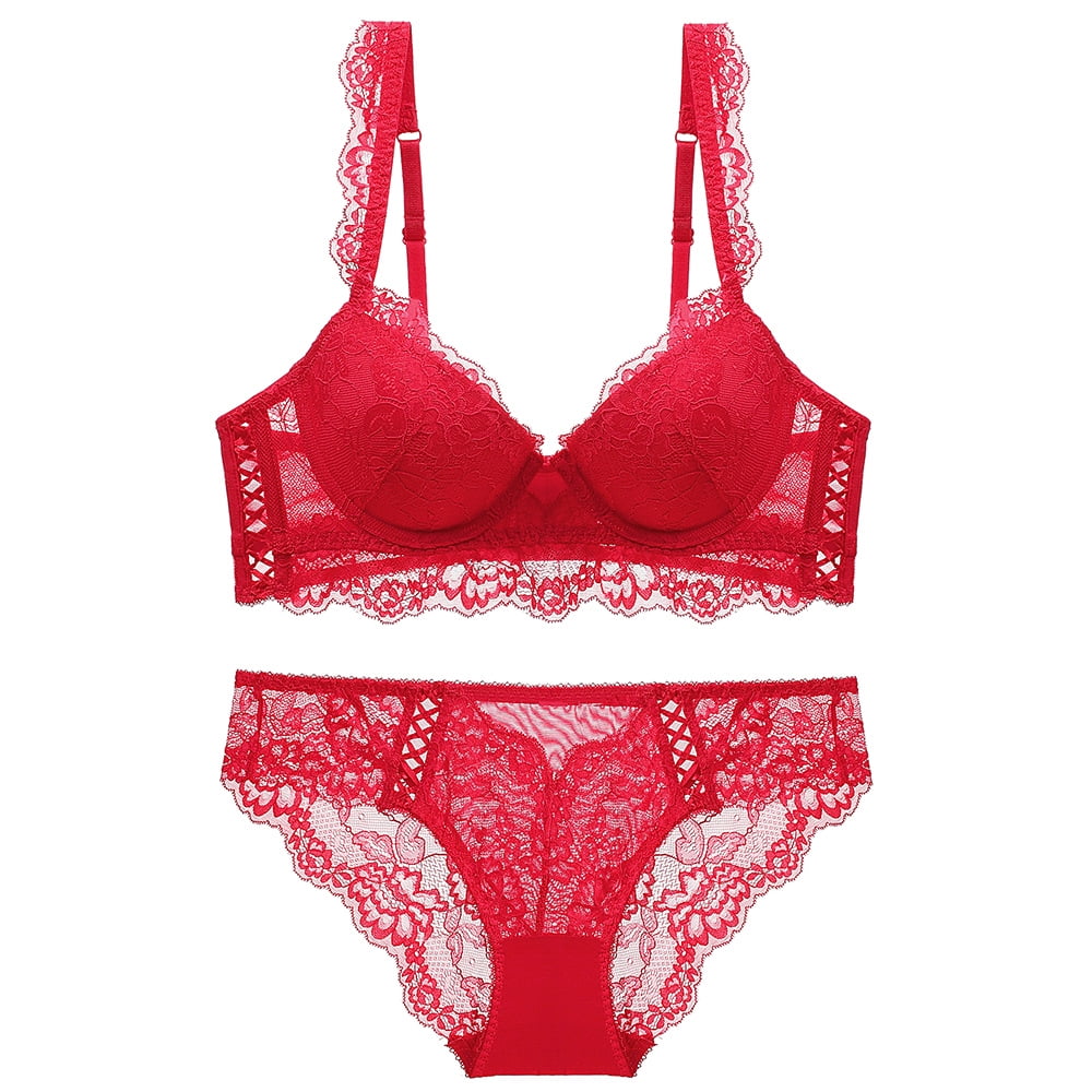 Generic New Push up Sexy Lace Bra Underwear Suit Women Push up Bra ...