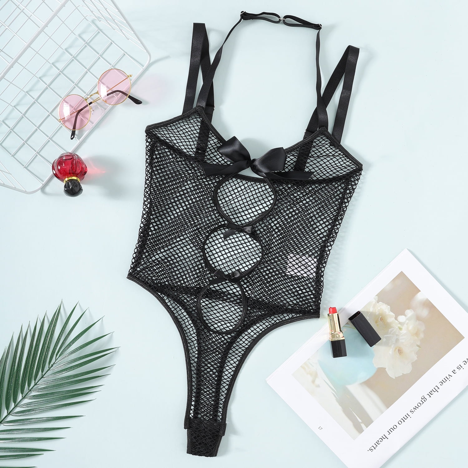 Generic New Sexy Underwear Suit Uniform Seductive Rubber Sense Tights Jumpsuit 27032 - Walmart.com