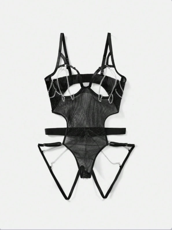 Generic New Style Hot Flash Mesh Breast Leakage See-through Push up ...