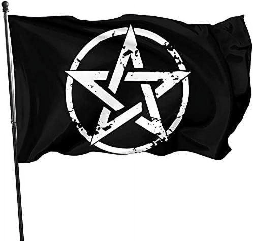 Generic Occult Symbols Garden Flag Outdoor Indoor Party Home House Sign ...