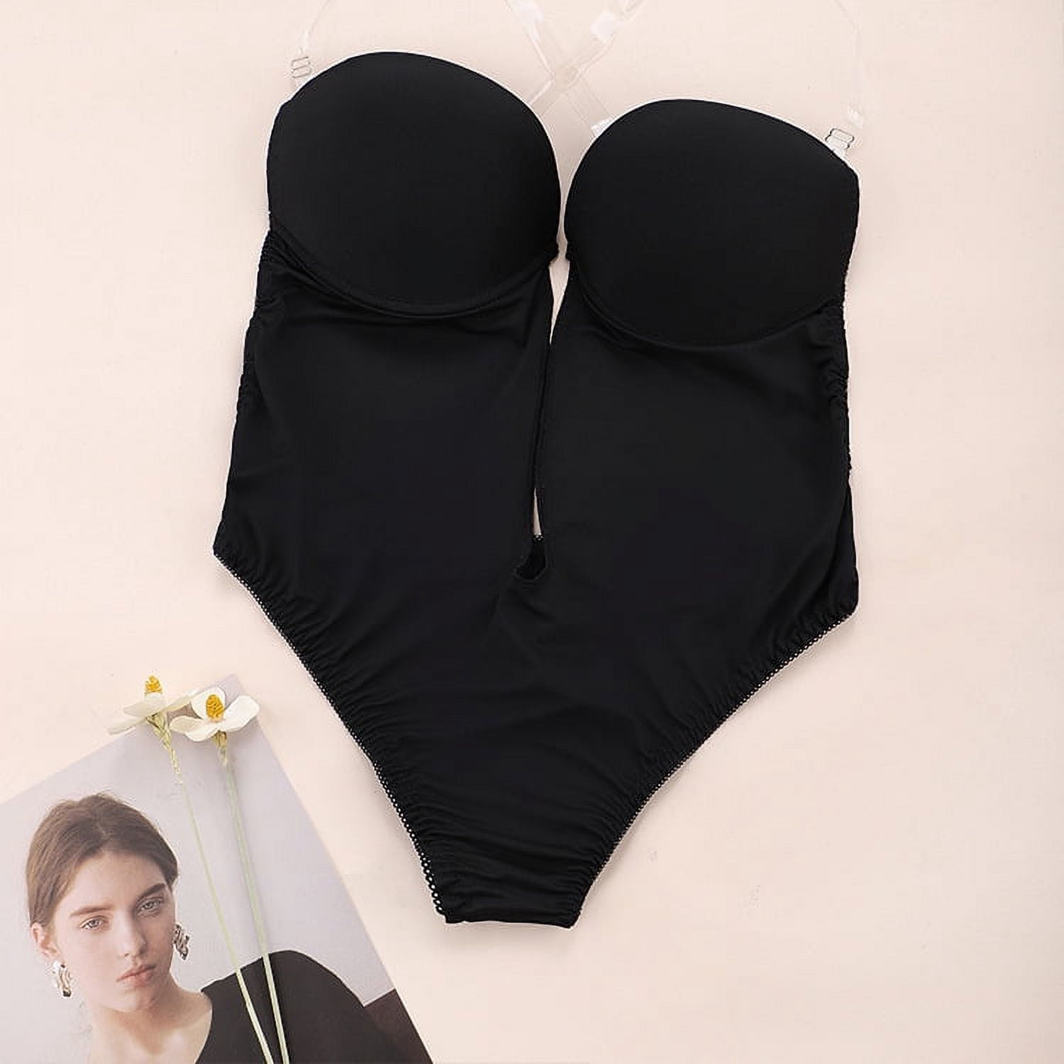 Generic One-Piece Underwear Bra Steel Ring Sexy Girl Bra Back Tube Top ...