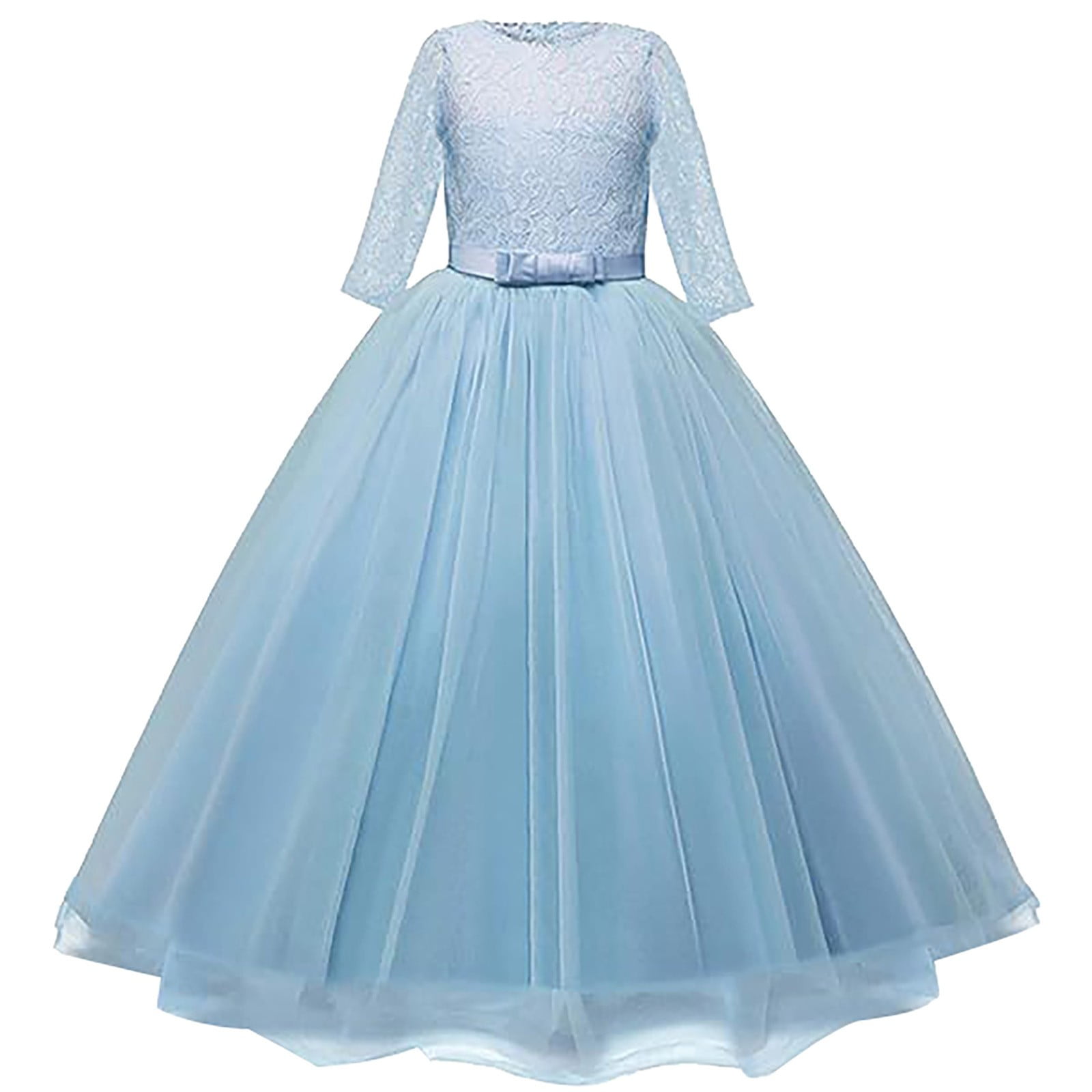 Generic Pageant Dresses for Girls Long Dress Spring/Summer Solid Medium ...
