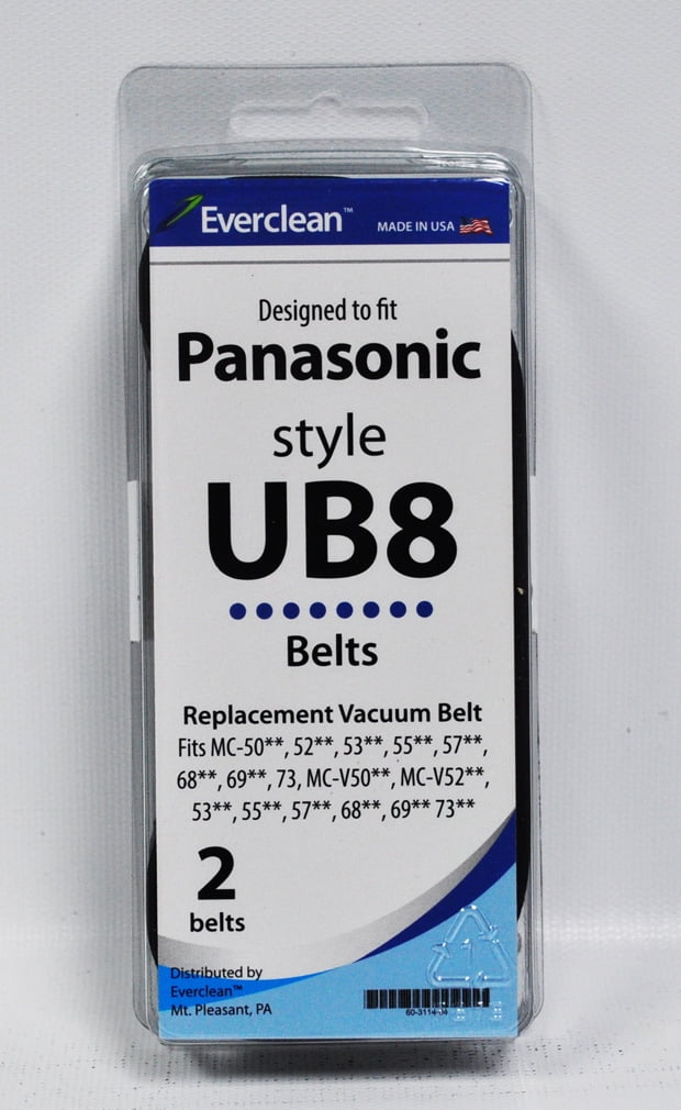Generic Panasonic Style UB8 Vacuum Belts 2 Pack - Walmart.com