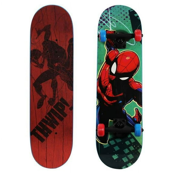 Generic Play Wheels Spider-Man 28 In. Complete Skateboard - Walmart.com