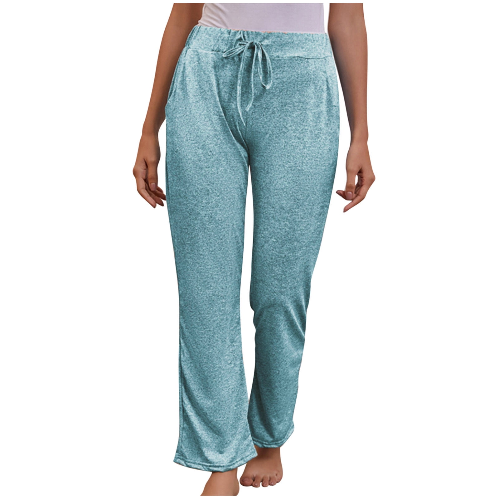 Generic Plus Size Women's Yoga Pants Comfy Stretch Loose Wide Leg ...