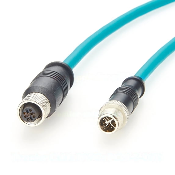 Generic Profinet M12 X Code Male to D Code Female Ethernet Connection ...