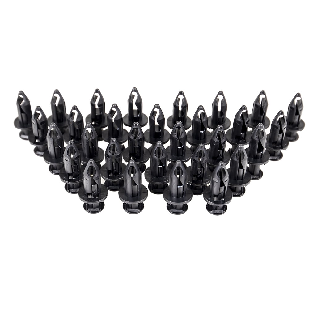 Generic RIVET 30 Pack of Plastic Fender Clips Body s 7661855 - Walmart.com