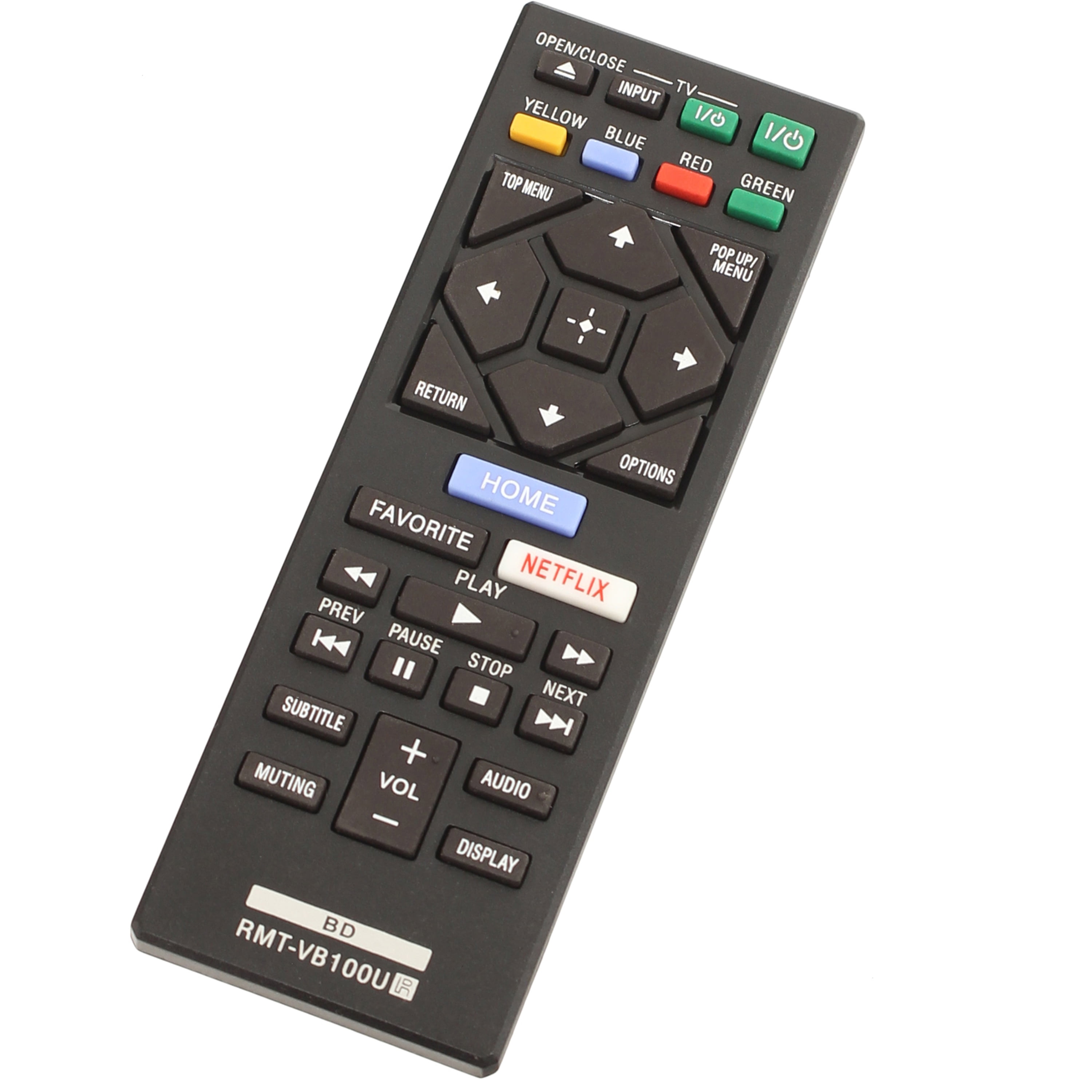 Generic RMT-VB100U Remote Control for Sony Blu-Ray Players for BDP-S1500 / BDP-S2500 / BDP-S2900 ...