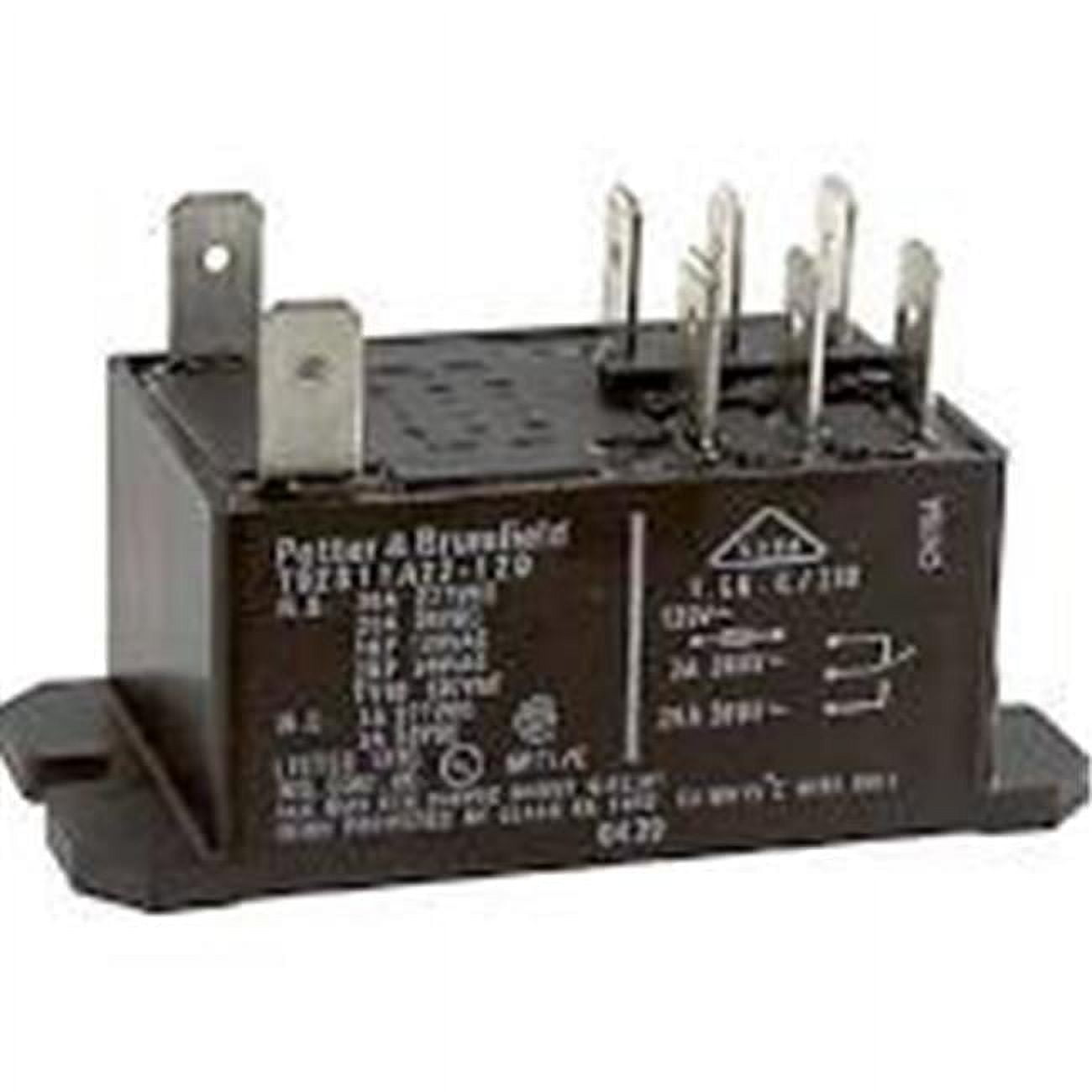 Generic Relay T92 Style 120 VAC Coil 30 Amp DPDT - Walmart.com
