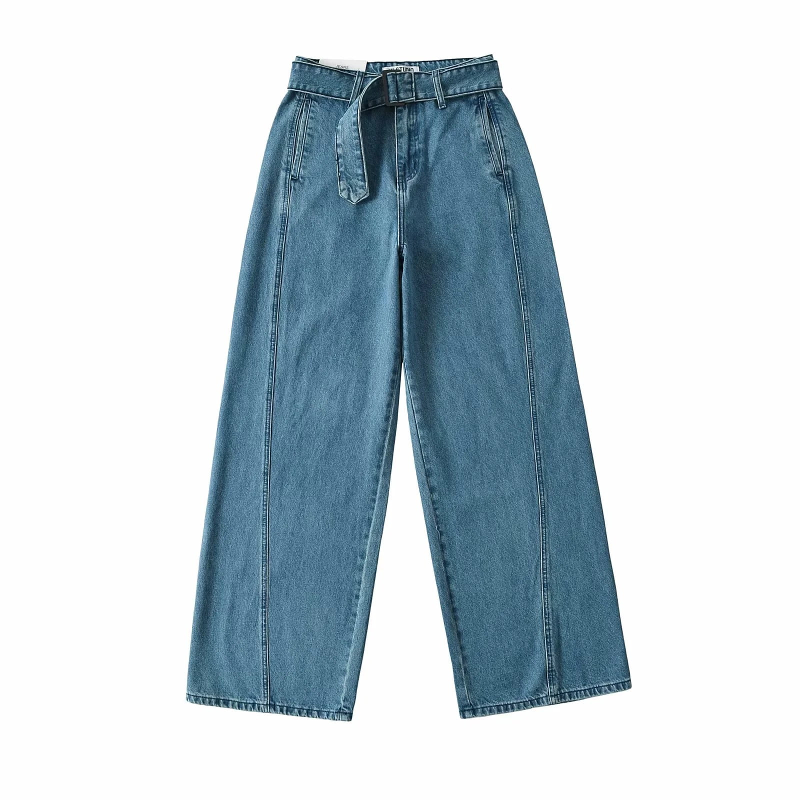 Generic Retro Hot Girl Baggy Straight Trousers Women 2025 Spring New ...