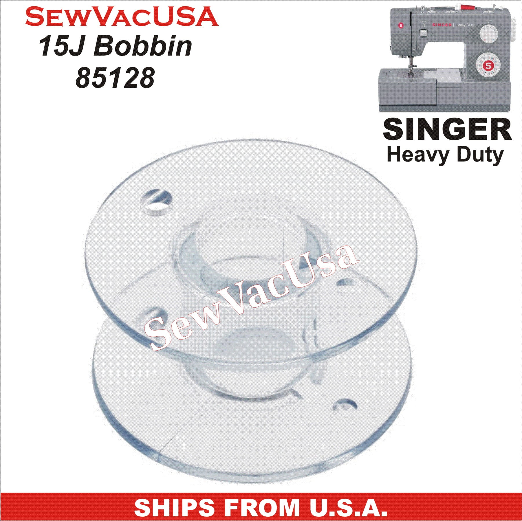 Generic SINGER Bobbins For Heavy Duty Model 4423 - Walmart.com