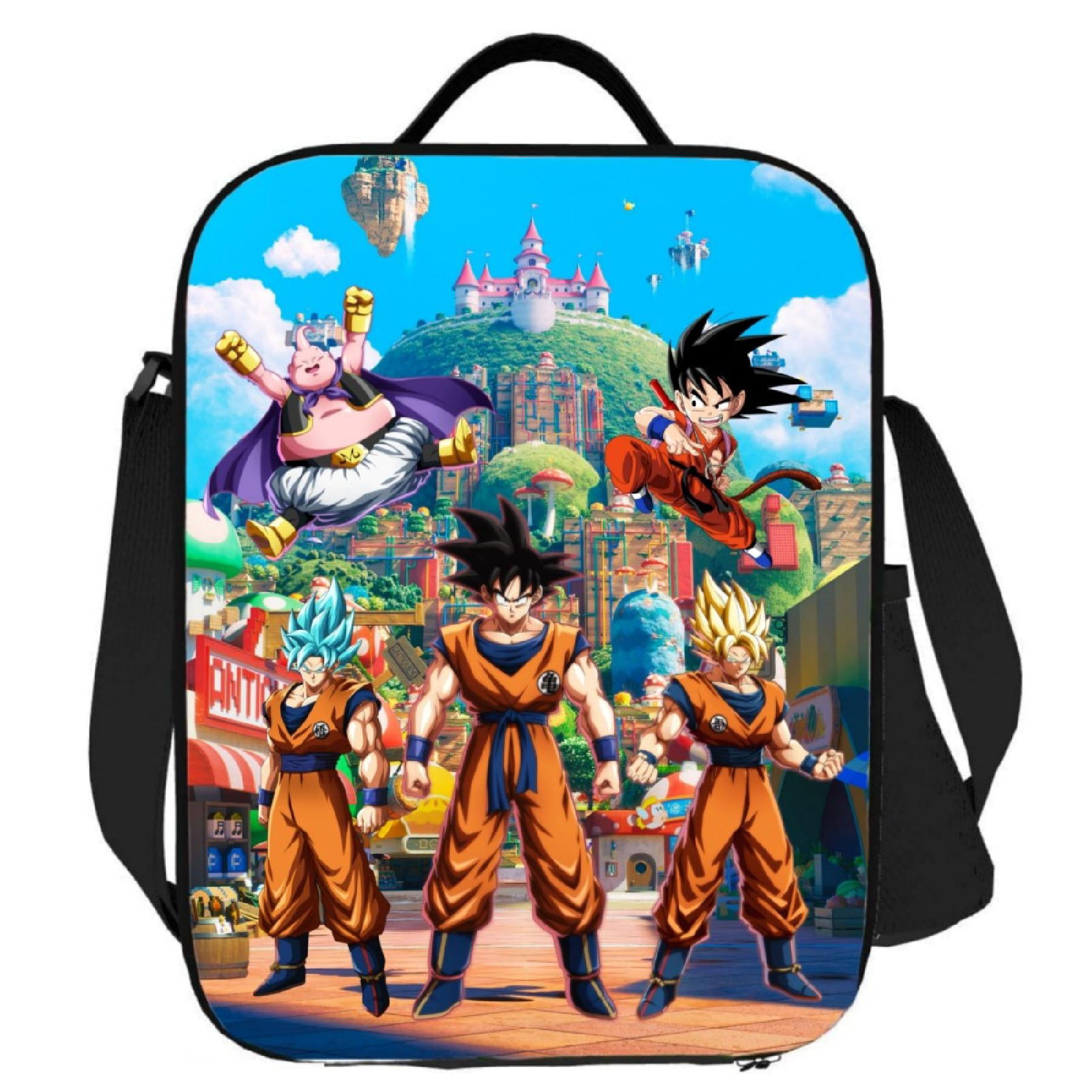 Generic Saiyan Goku Insulated Shoulder Hand Lunch Bag Cooler Thermal ...