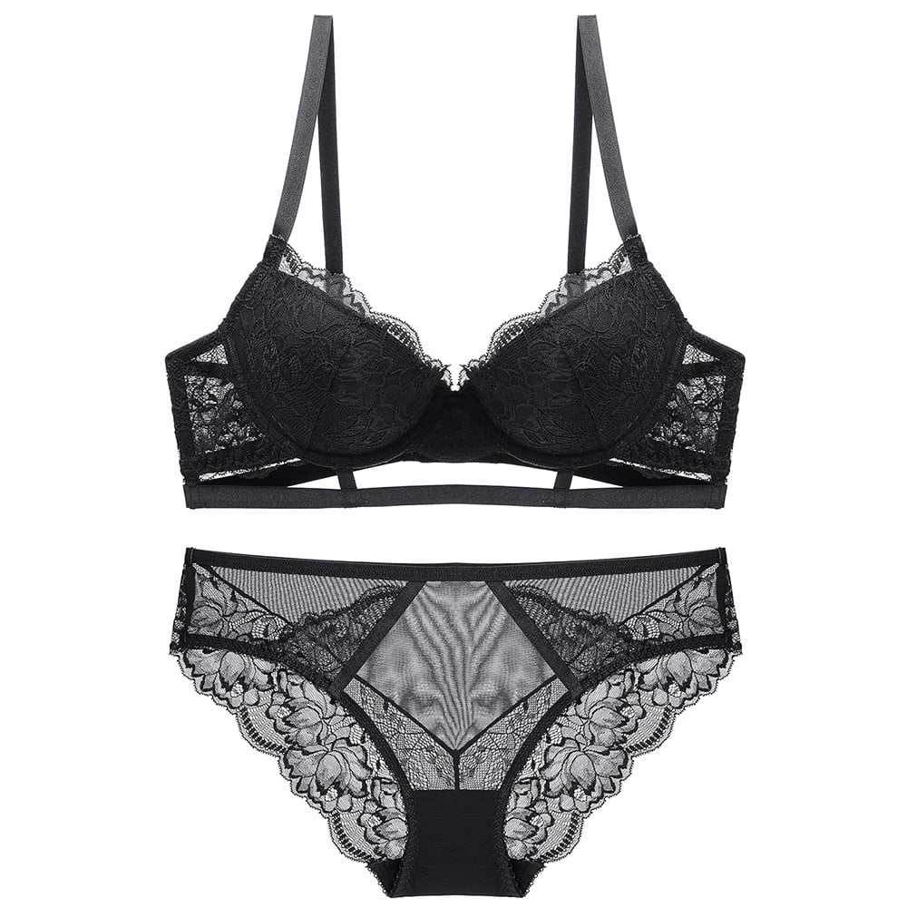 Generic Sexy Bra Lace Underwear Bra Gather Comfortably Women's Bra Set ...