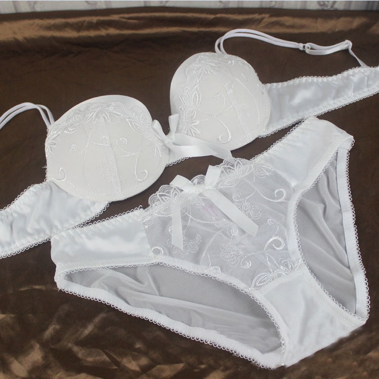 Generic Sexy Lace Deep V Underwear Suit Luxury Noble Push up Bra Set ...